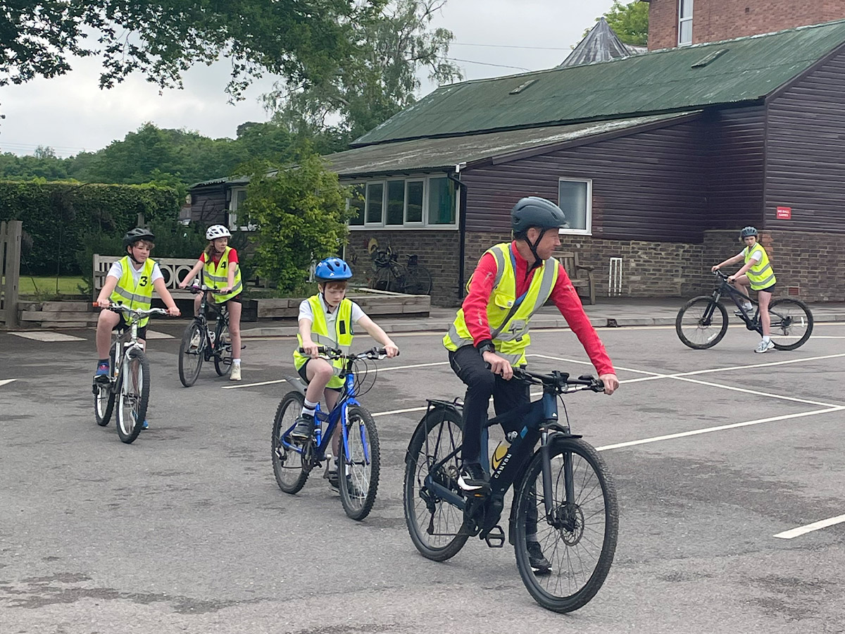 Passing Bikeability with Flying Colours - Copthorne Prep