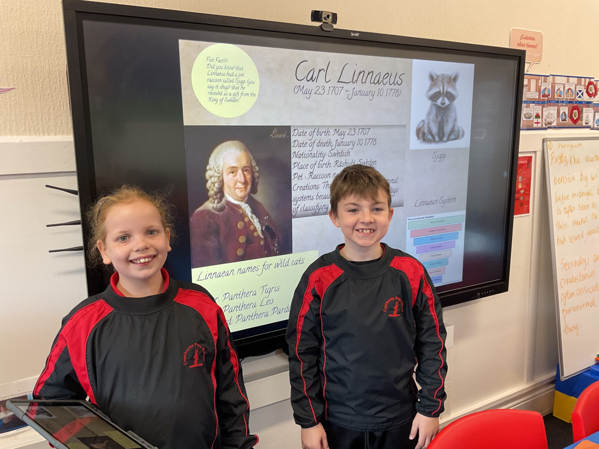 Year 6 Look at the Life and Work of Carl Linnaeus - Copthorne Prep