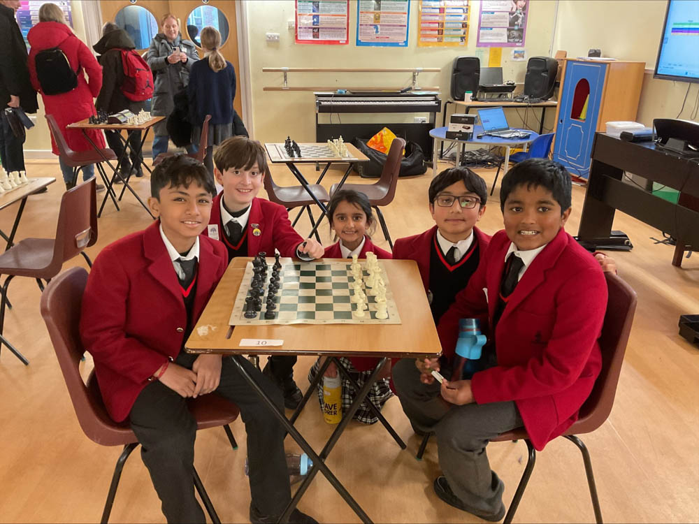 Chess Team in Action - Copthorne Prep